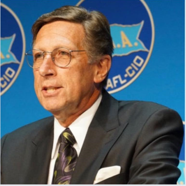 Stephen Knott of ILA and John Nardi of Shipping Association of New York ...