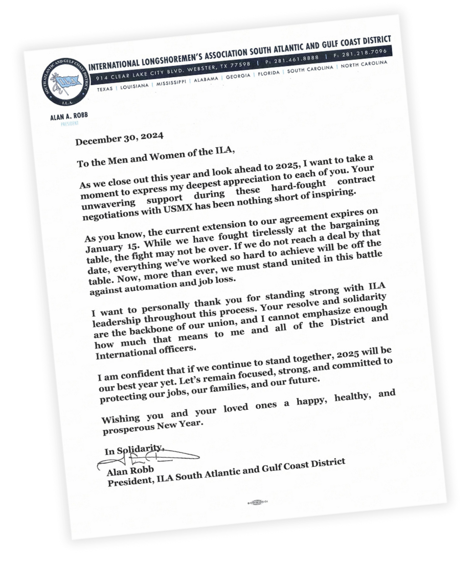 SAGCD President Alan A. Robb’s New Year’s Message for 2025 - SAGCD - ILA