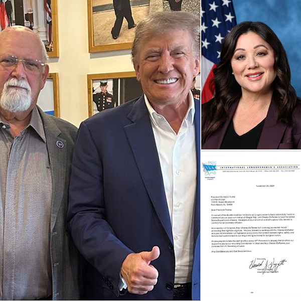 ILA President Harold Daggett Praises President Donald Trump On ...